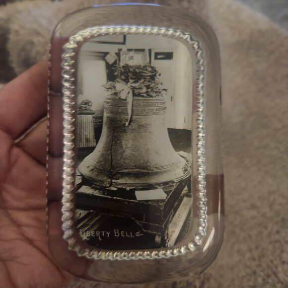 Unbranded | Accents | Vintage Philadelphia Pa Liberty Bell Glass Photo ...